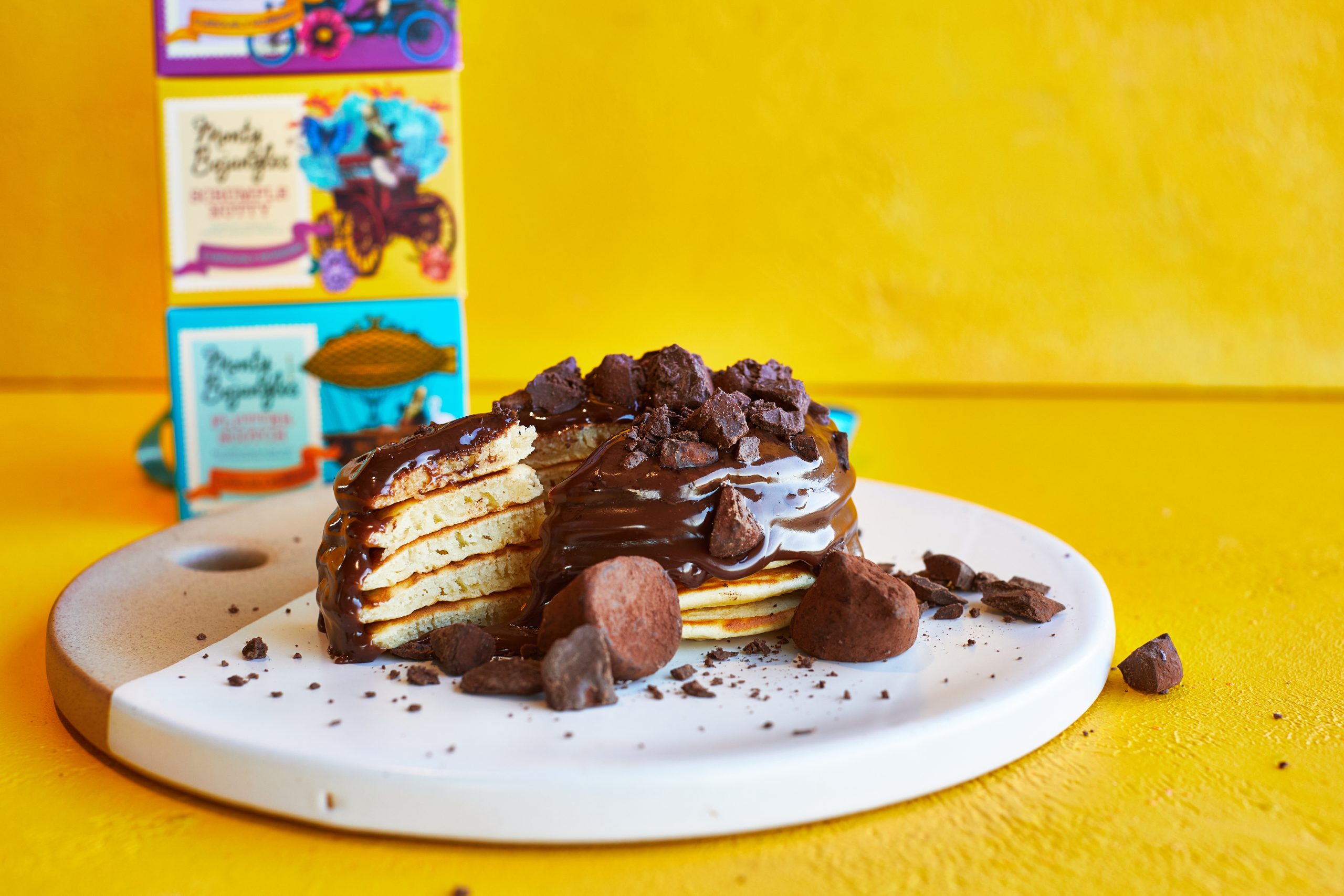 Monty Bojangles Molten Chocolate Pancakes | FREE
