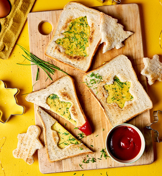 Festive Eggy Toast - Freeggs